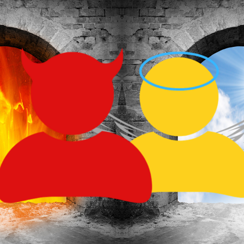 Angels and Demons – tagged "Devil and Angel" – 3rd Conscience